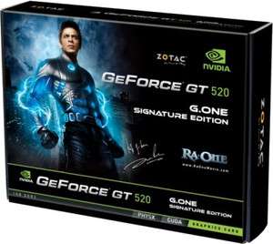 ZOTAC GeForce GT 520 G.One Signature Edition (ZT-50609-10M) GDDR3 1 GB ...