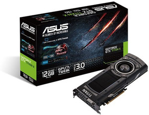ASUS GTX TITAN X GDDR5 12 GB NVIDIA Chipset 384 bit 1000 MHz Graphics ...