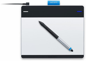 WACOM CTH-480/S0-C Intuos Pen and Touch 152 x 95 mm Graphics Tablet ...