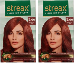 Streax Cream Cinnamon Red 5.66, Pack of 2, , Cinnamon Red 5.66 - Price ...
