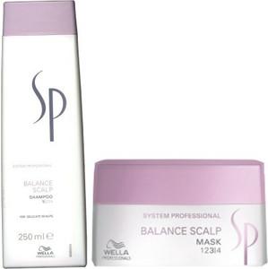 Wella Professionals System Professional Balance Scalp Shampoo & Mask ...