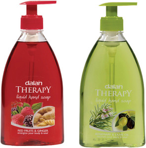Dalan Therapy Liquid Soap Combo Pack of Red Fruits & Ginger Rosemary ...