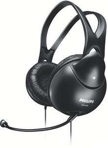 PHILIPS Over the Head Headphone With Mic Wired Headset Price in India ...