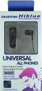 SMART PRO M950 Hi blue Dual Phone Bluetooth Headset Price in India ...