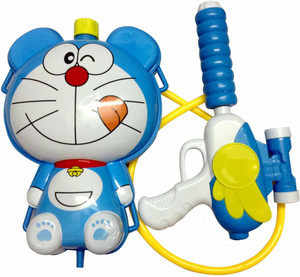 Unique Arts Doraemon Holi Pichkari Water Gun with Storage Tank Backpack ...