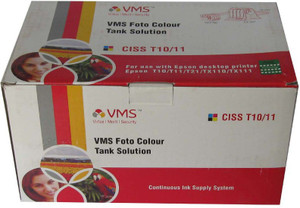 VMS For EPSON T10/T11/T21/TX110/TX111 without Black + Tri Color Combo ...