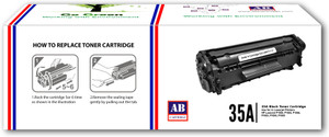 AB CARTRIDGE 35A Compatible Cartridge for HP LaserJet P1002, P1003 ...