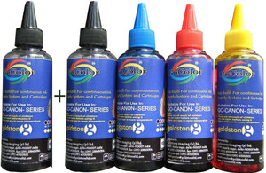 Gocolor Canon Premium Quality Inkjet Compatible Ink 100 ML X 4 Colours ...