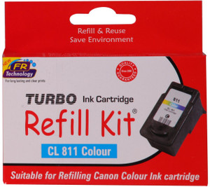 Turbo Ink Refill Kit for Canon Cl 811 Cartridge Tri-Color Ink Cartridge ...