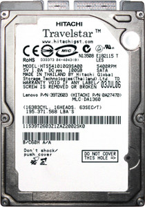 Hitachi Travelstar 100 GB Laptop Silver Metalic SATA Internal Hard Disk ...