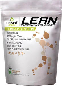 Unived LEAN Pea Protein Isolate Powder, Coco Vanilla Flavour, 1.713kg ...