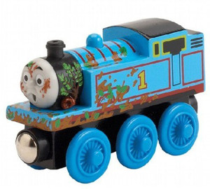 Learning Curve Thomas and Friends Wooden Railway - Mud Covered Thomas ...