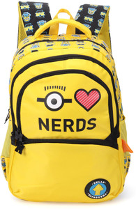 Flipkart.com | Despicable Me Nerds Yellow School Bag 19 Inch Backpack ...