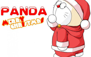 doraemon cosplay 38 santa claus poster Paper Print - Religious posters ...