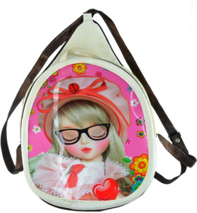 Infinxt Magic Blinking Eye 3D Girls Bag Backpack [White] 3 L Backpack ...