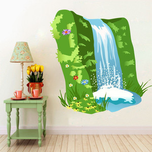 Impression Wall 60.96 cm Impression Wall Waterfall Wall Stickers Self ...