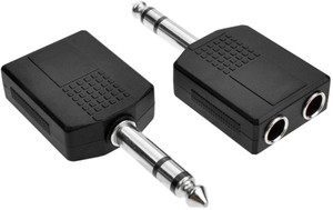 JK Mono Audio Cable 0.05 m 6.5 mono splitter adapter jack - JK ...