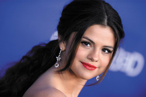 selena gomez red lips Paper Print - Music posters in India - Buy art ...