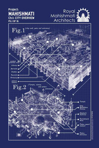 Baahubali Mahishmati City Overview (Officially Licenced) Paper Print ...