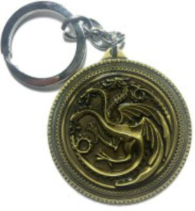 Spot Dealz SDL595 Game of Thrones Targaryen Dynasty Badge Key Chain Key ...