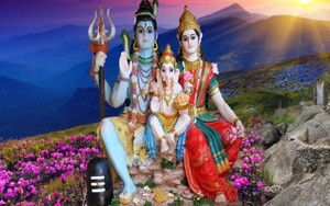 Lord Shiva Family poster Paper Print - Religious posters in India - Buy ...
