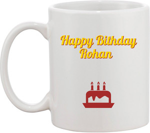 Awesum Happy Birthday Rohan Ceramic Coffee Mug Price in India - Buy ...