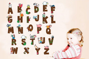 TMS 109 cm TMS Alphabet Removable Sticker Price in India - Buy TMS 109 ...