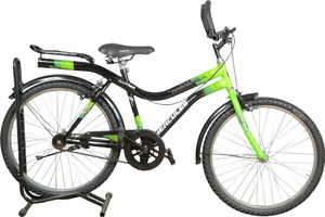 HERCULES Terminator V2 24 Inches Single Speed Black & Green 24 T (inch ...