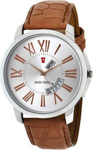 Swiss Trend Exclusive Roman Number Dial Day & Date Analog Watch - For ...