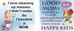 CLEANING MOM HAPPY KIDS Paper Print - Humor posters in India - Buy art ...