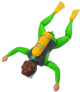 Liberty Imports Battery Operated Scuba Diver Bath Toy - Swims And ...