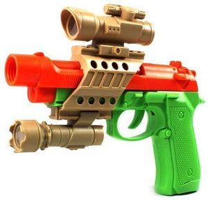Generic Adventure Force Electric Battery Operated Toy Gun w/ Moving ...