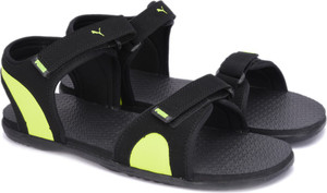 PUMA Relay Men Sports Sandals - Buy Puma Black-Puma Silver-Limepunch ...