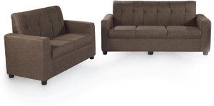 FURNICITY Fabric 3 + 2 Sofa Set Price in India - Buy FURNICITY Fabric 3 ...