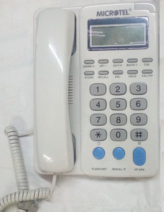 MICROTEL Caller ID Telephone for Home Office Intercom Corded Landline ...