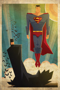 [MY HOME]Super Bat supermax Poster(POSTER SIZE 30cm X 45cm) Paper Print ...