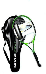 NIVIA Attack ti tennis racket Green, Black Strung Tennis Racquet - Buy ...