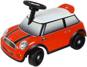 Toy House Mini Cooper Ride-On Push Car, Red Car Non Battery Operated ...