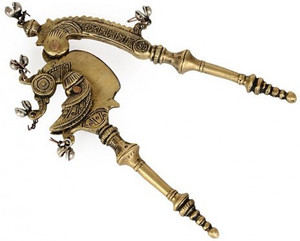 IMLI STREET Antique Brass Yali with Ghungroo Nut Cracker Decorative ...