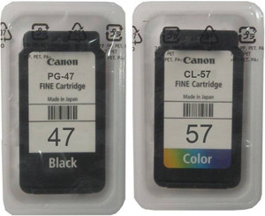 Canon Pixma PG-47, CL-57 Original Ink Cartridge Set Valuable Pack Tri ...