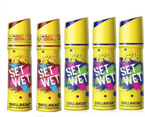 SET WET Thrill 2 And 3 Chill Avatar Deodorant Spray - For Men - Price ...