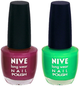Nive Colour Blast Nail Polish1106201642 Purple,Green - Price in India ...