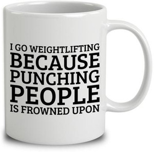 Muggies Magic i go weightlifting because punching people is fr Ceramic ...