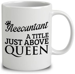 Muggies Magic Accountant A Title Just Above Queen Ceramic Coffee Mug ...