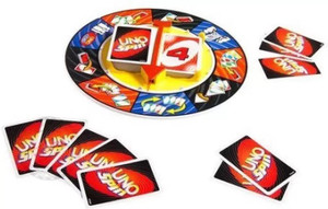 KANCHAN TOYS UNO SPIN Wheel Card Family Board Game - UNO SPIN Wheel ...