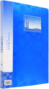 Flipkart.com | TRANBO Polypropylene Plastic Clear Book File Folder ...