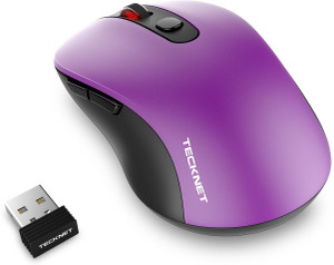 TECKNET M001 Pure Wireless Ambidextrous Optical Gaming Mouse with ...