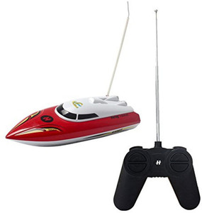 TOYSHINE Remote Control Toy Boat Ship, Ride in Water, 35 Meter Range ...