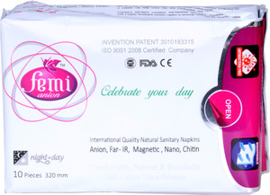 FEMI ANION FEMI ANION EXTRA LARGE SANITARY NAPKIN Sanitary Pad | Buy ...