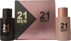 Buy Perfume King 21 Men Black & 21 Sexy Combo Eau de Parfum - 200 ml ...